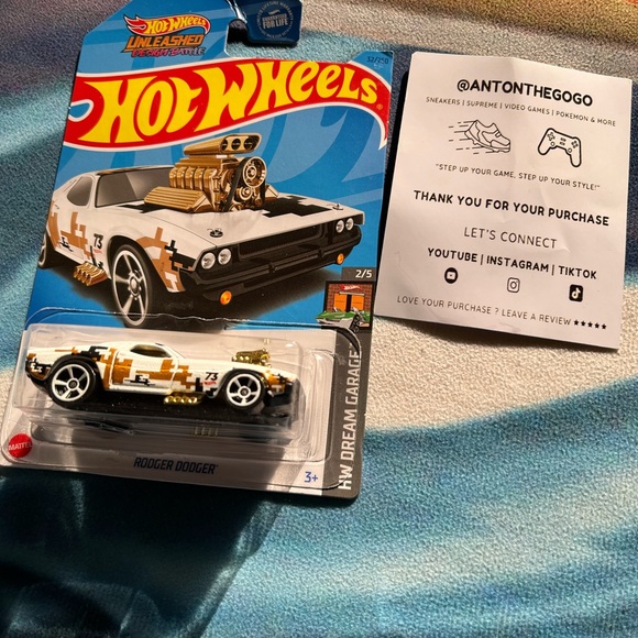 Mattel | Toys | Hot Wheels Rodger Dodger White | Poshmark